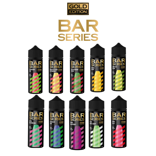 Bar Series Gold Edition 100ml + 2 Nics (£6) – Avalanche Vapes