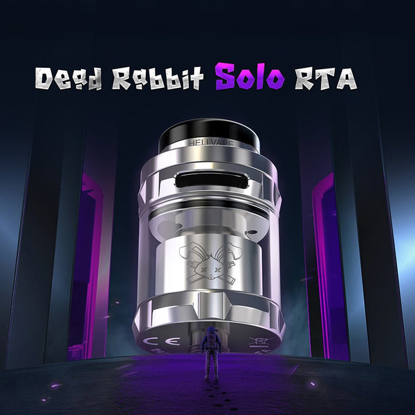 Hellvape Dead Rabbit Solo RTA Tank with Bubbleglass £22 – Avalanche Vapes